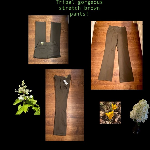 Tribal | Pants & Jumpsuits | Tribal Fantastic Cotton Stretch Slackpant ...